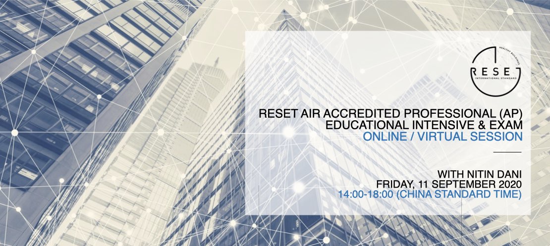 RESET® Air Accredited Professional (AP) Educational Intensive & Exam | Online / Virtual Session ...